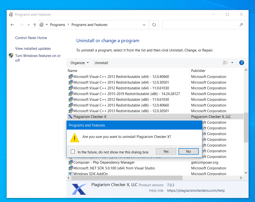 Plagiarism Checker Help Center- How To Uninstall Plagiarism Checker X